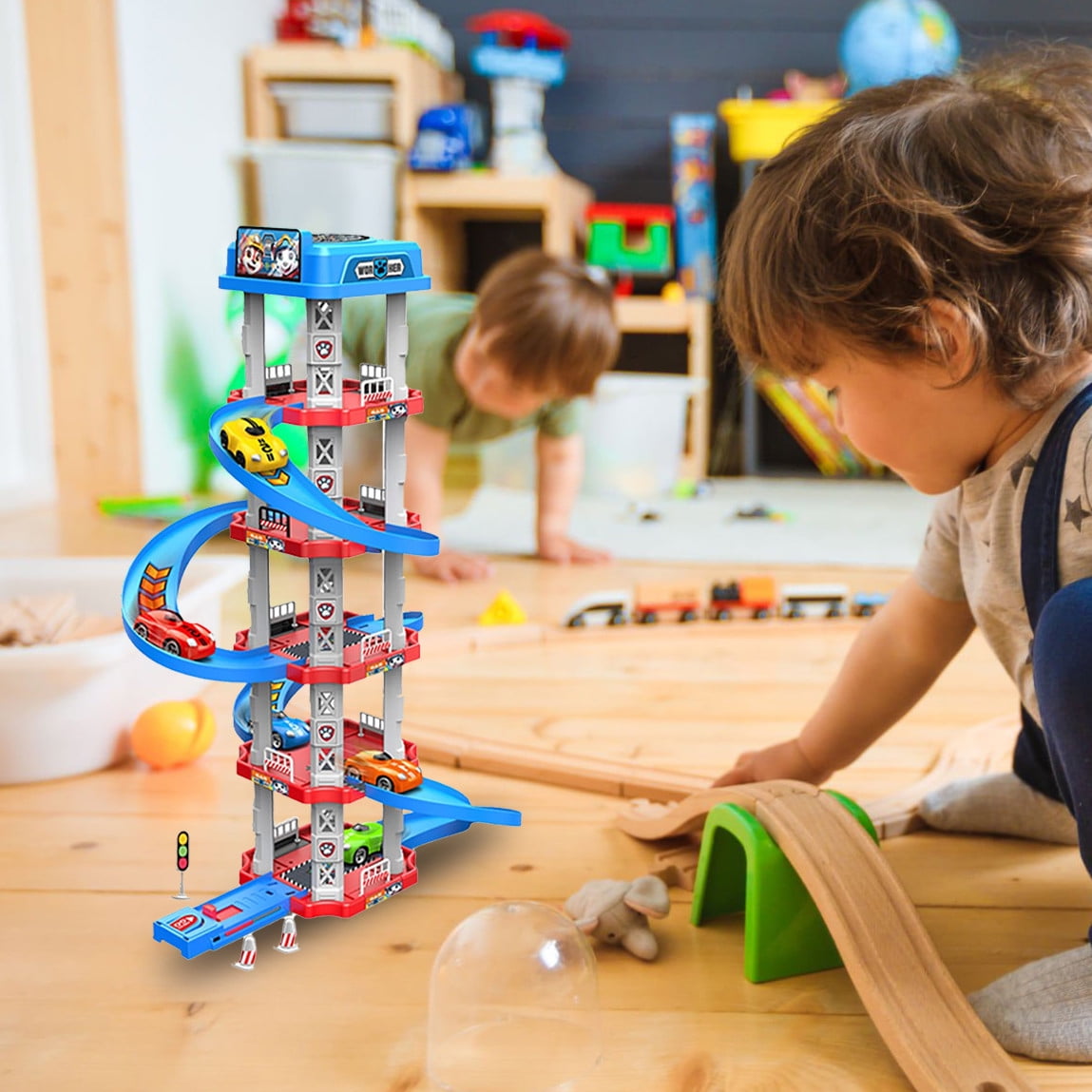 Click here for Chenjiaaa Race Car Ramp Track Toy Car Ramp Toys Ki... prices