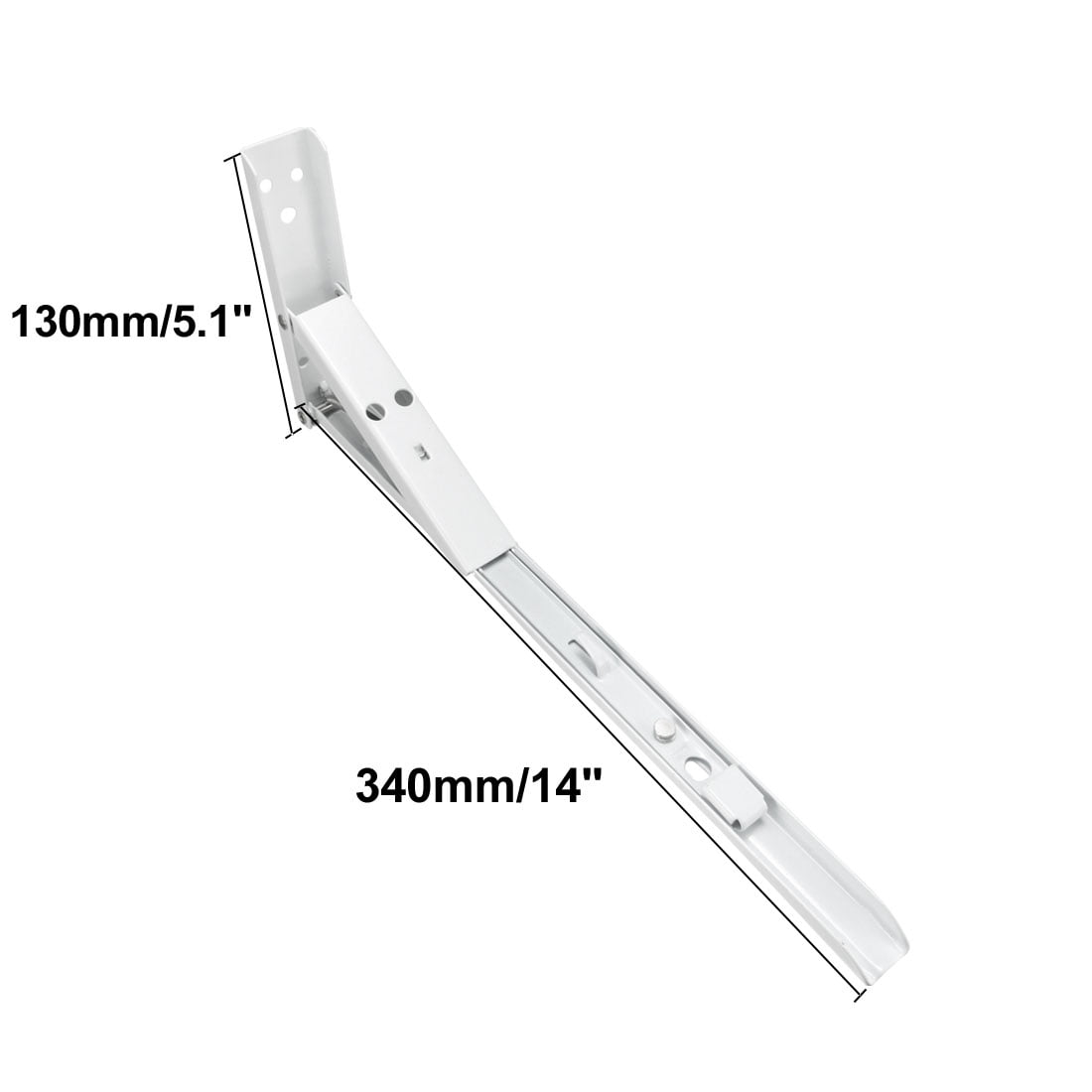 Buy Uxcell 14 Shelf Bracket, 90 Degree, Spring Loaded Wall Mounting ...