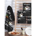 Black Coffee Vintage Kitchen Dish Towels for Drying Dishes Set of 2 ...