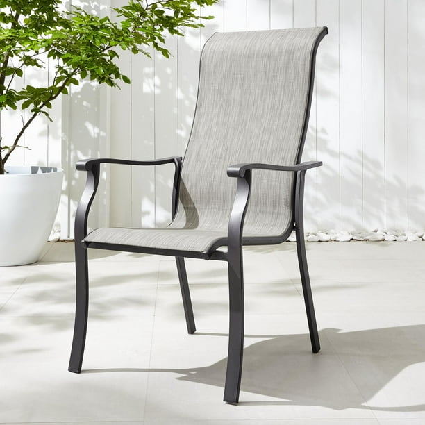 Mainstays 2-Pack High Back Sling Stacking Chairs - Walmart.ca