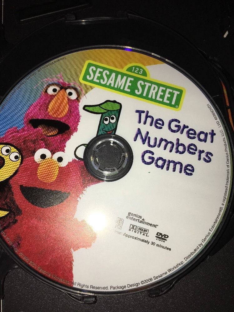 Sesame Street The Great Numbers Game Dvd