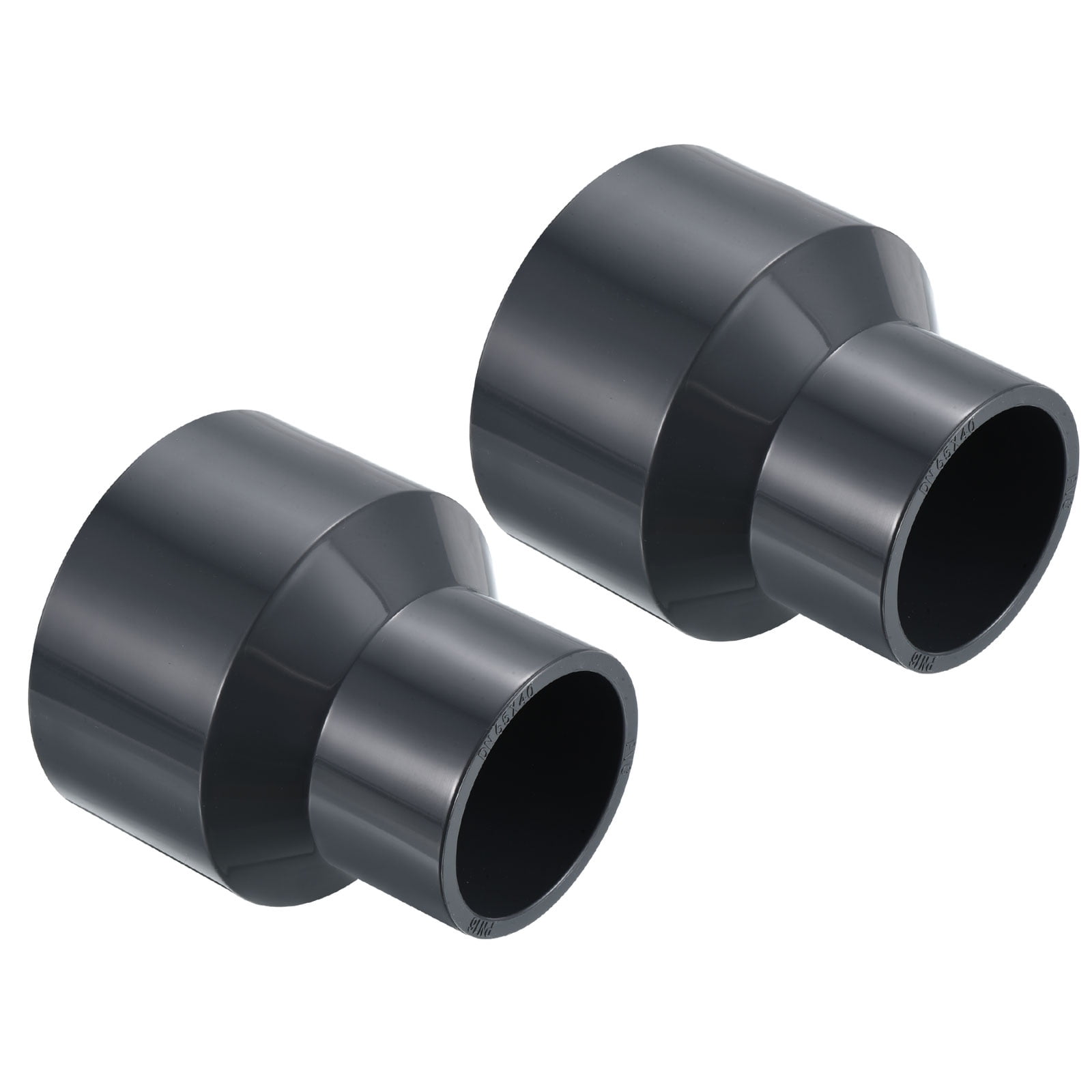 Uxcell 3x2" ID Reducer Pipe Fitting PVC Straight Socket Coupling ...