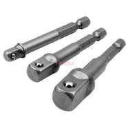 HART 3-Piece 6-inch Impact Driver Bit Set, Torsion Zone - Walmart.com
