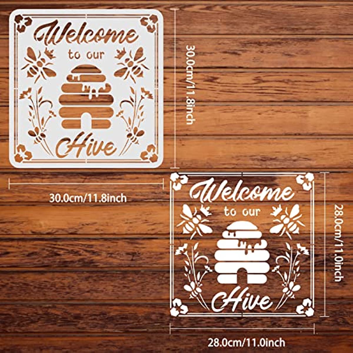 Hive Pattern Stencil