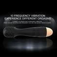 Wand Massager Stick Silicon Vibrator Waterproof Adult Toy Rechargeable