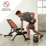 Bowflex 5.1S Stowable 6 Position Adjustable Bench - Walmart.com