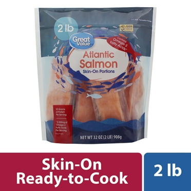 Great Value Wild Caught Pacific Whiting Fillets, Skin-on, Value Bag, 4 ...