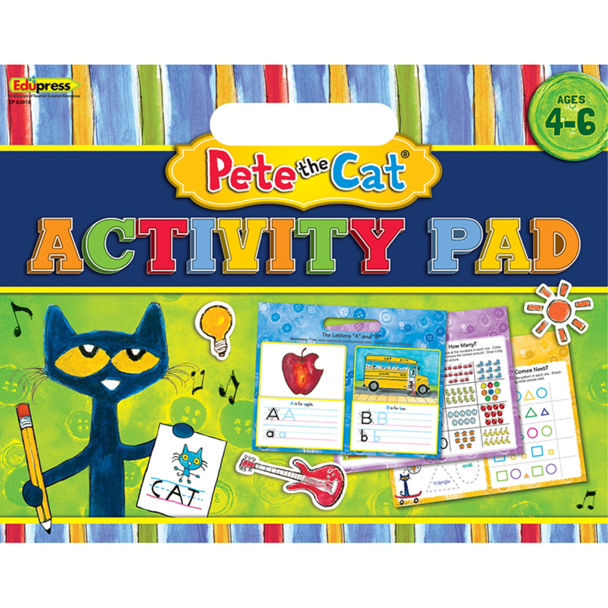 Edupress Pete the Cat Activity Pad - Walmart.com