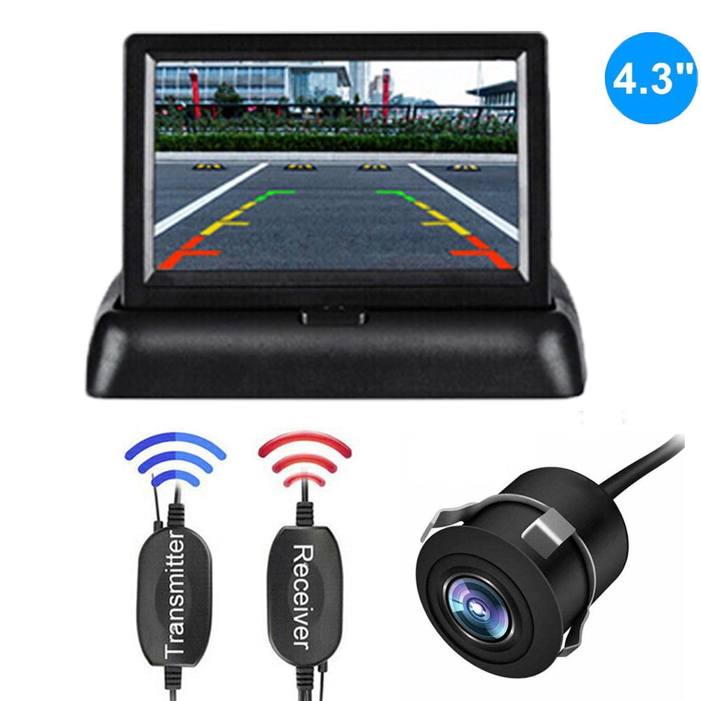 Wireless Car Portable Backup Camera Rear View HD Parking System Night ...