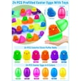 Prefilled Easter Eggs with Chick LED Puffer Balls, Light Up Stress ...
