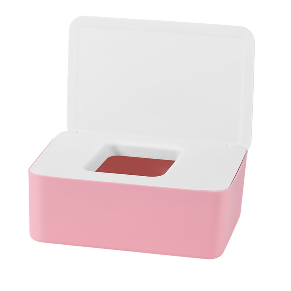 Tissue Box with Lid Baby Wipes Dispenser Pouch for Napkin Wet Wipe ...