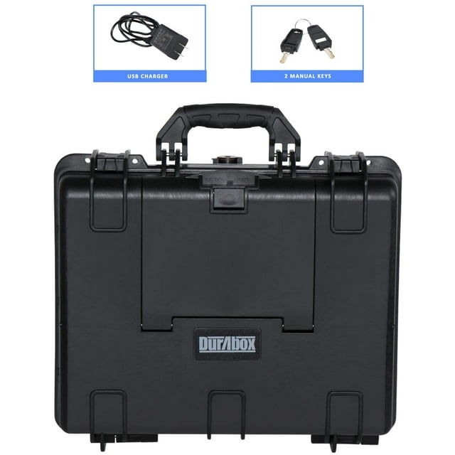 Durabox Portable WaterProof Safety Ammo Box - Biometric Fingerprint ...