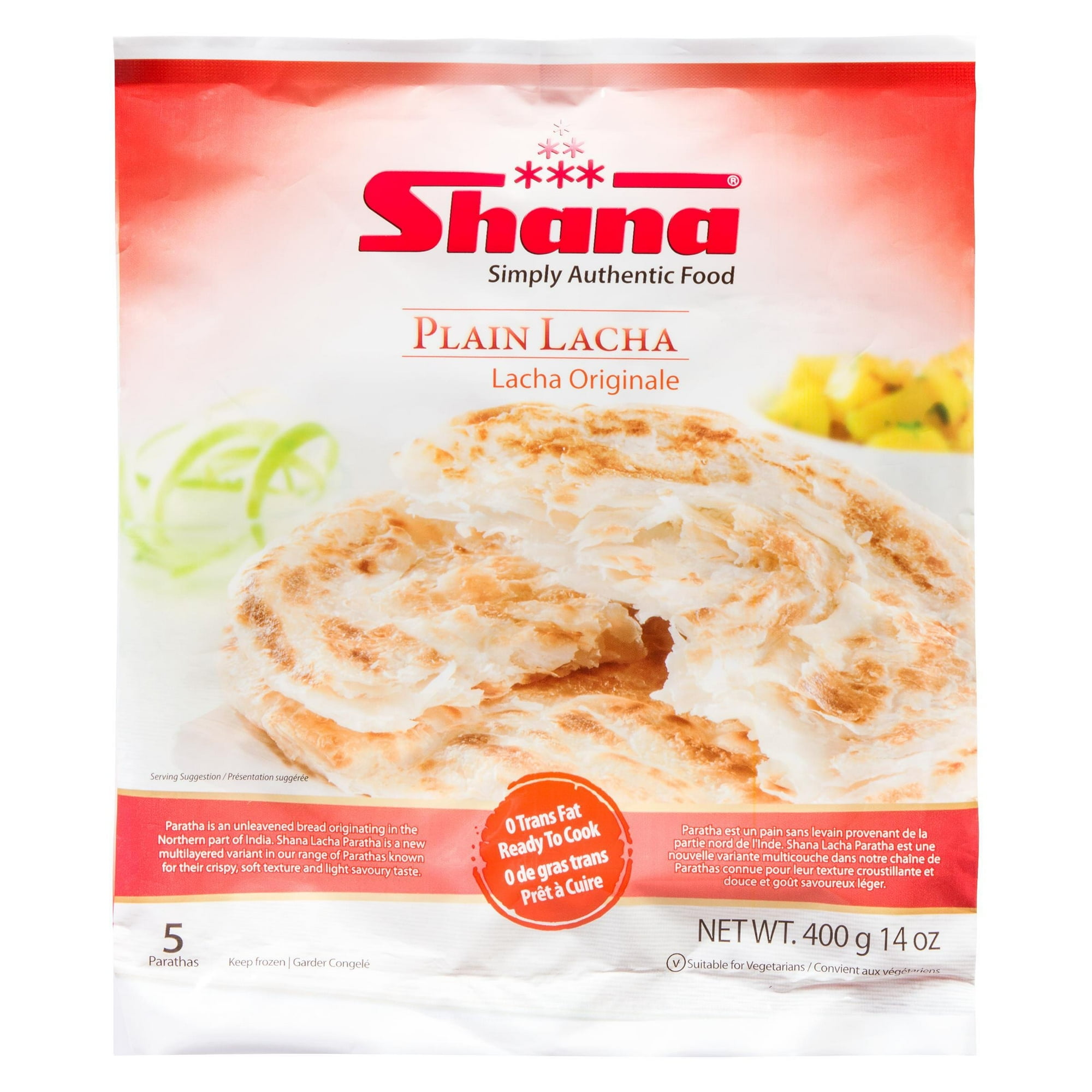 Click here for Shana Plain Lacha Paratha 400 G prices