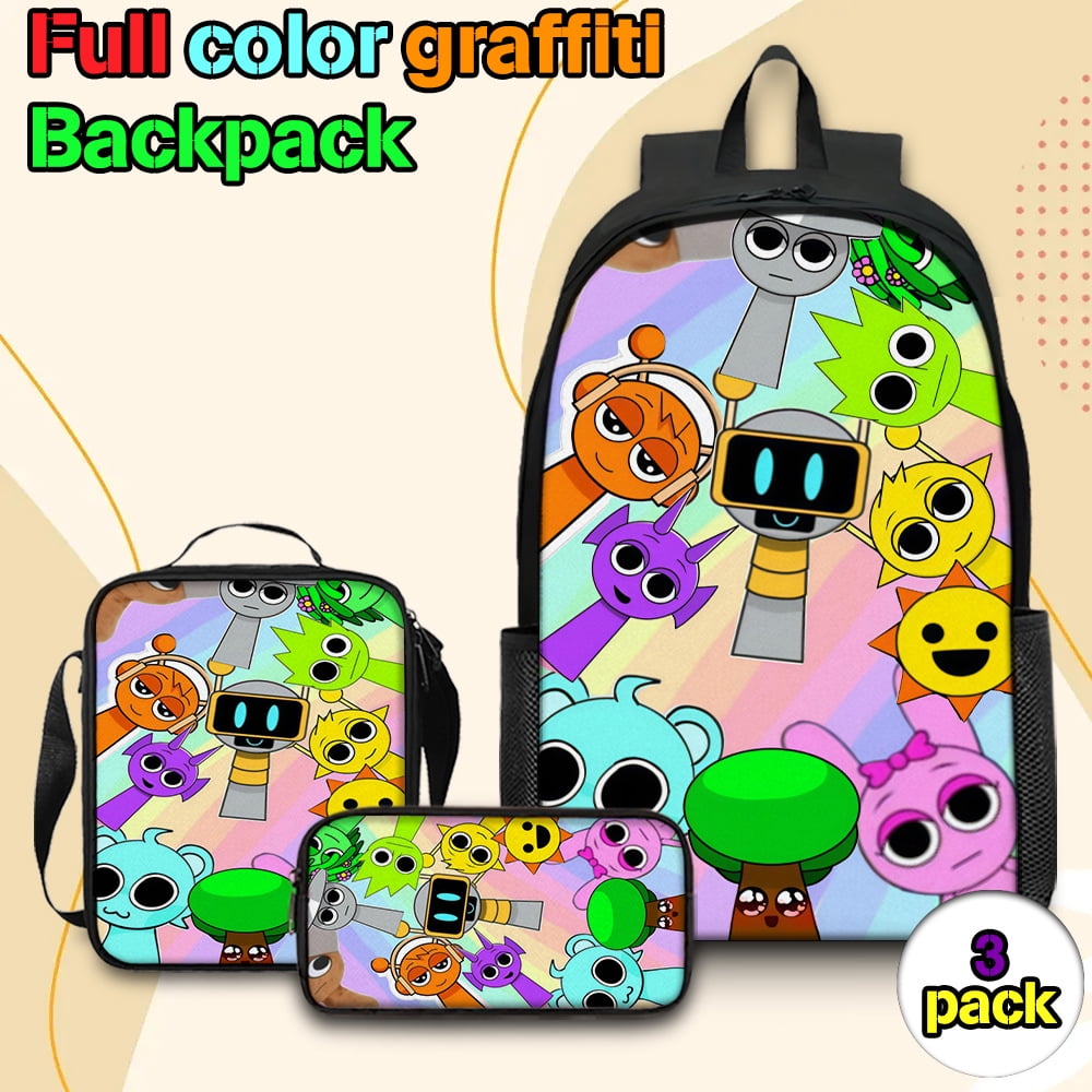 Click here for Zapzest Sprunki Backpacks  17 Sprunky Cartoon Prin... prices