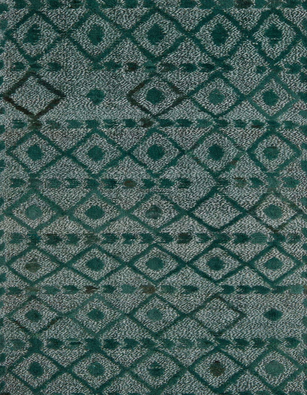 Ahgly Company Indoor Rectangle Abstract Green Abstract Area Rugs, 8' x ...