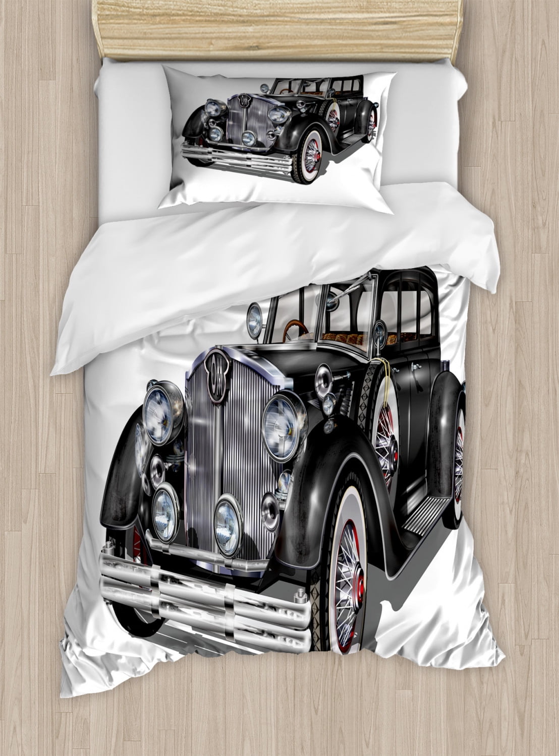 Old Hollywood Twin Size Duvet Cover Set, Brand New Nostalgic American ...