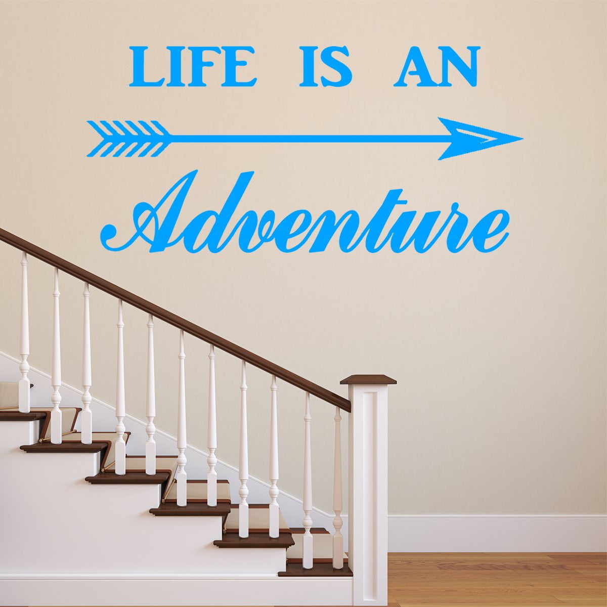 VWAQ Life is an Adventure Vinyl Wall Decal - Adventurer Wall Art Decor ...