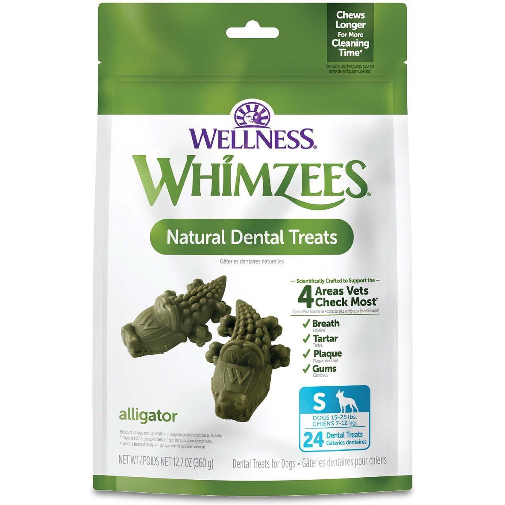 Click here for Pack Of 2 - Whimzees By Wellness Alligator Dental... prices