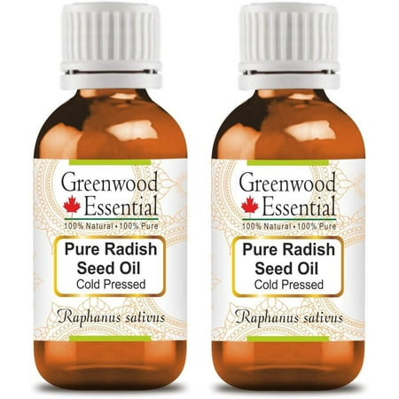 Greenwood Essential Pure Radish Seed Oil (Raphanus sativus) with Glass Dropper 100% Natural ...