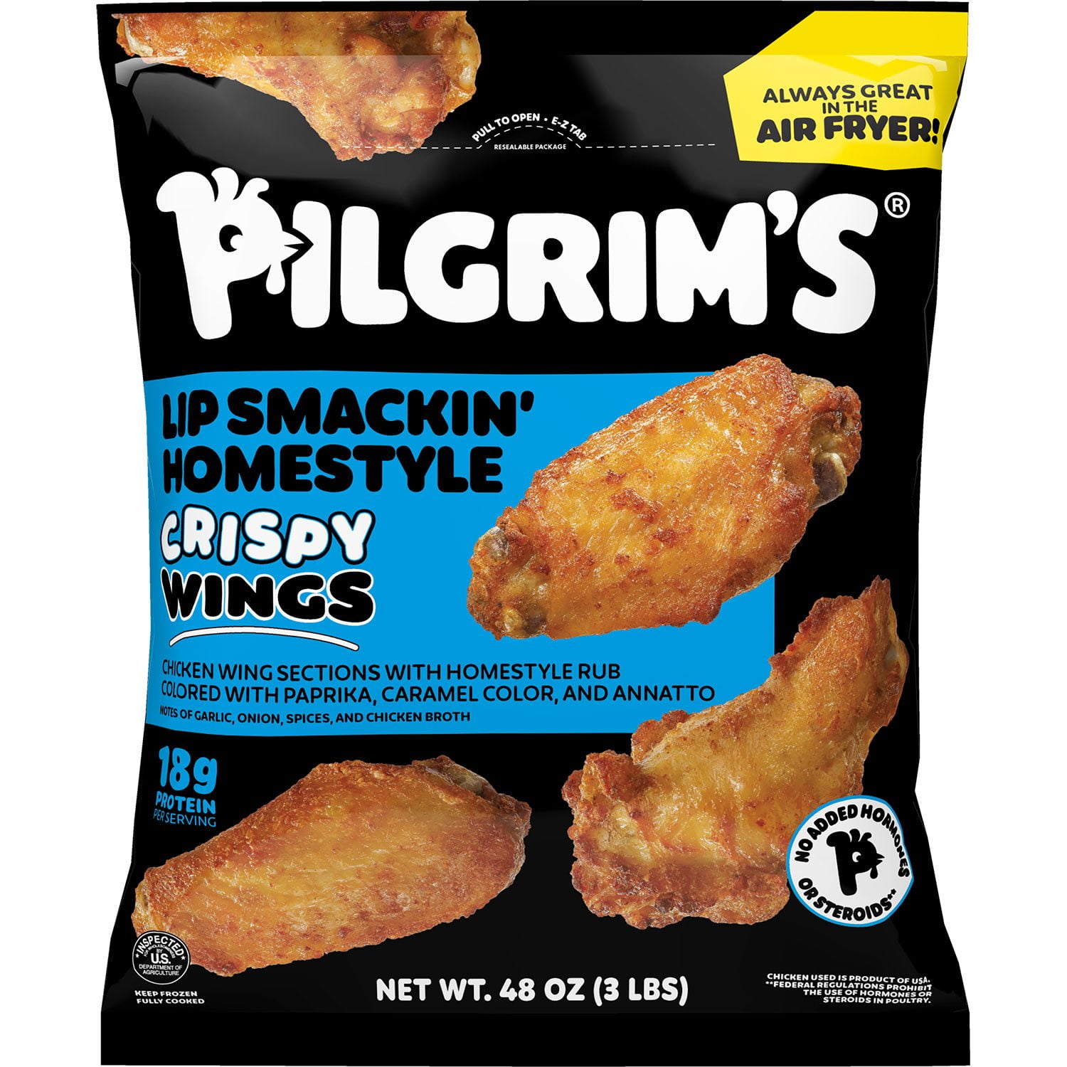 Pilgrim's Homestyle Crispy Bone-in Chicken Wings, Frozen, 3 lbs. - Customer ratings & reviews