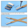 1 Box 18 Sets 9 Colors Zinc Alloy Cord Ends End Caps with Screw Column ...