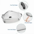 BUTTERFLY- Sink Triangle Corner Drainer Basket, Stainless Steel, Mesh ...