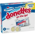 HOSTESS Mini Powdered DONETTES Donuts in Resealable Bag, Snack Pack, 8 ...