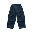 AGKIZG Boys and Girls Cargo Pants with Heart Print Pockets Casual Long ...
