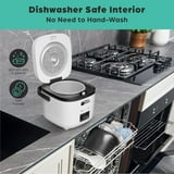 Rice Robot Mini Automatic Shut Rice Cooker, 4 Cup Nonstick Portable ...