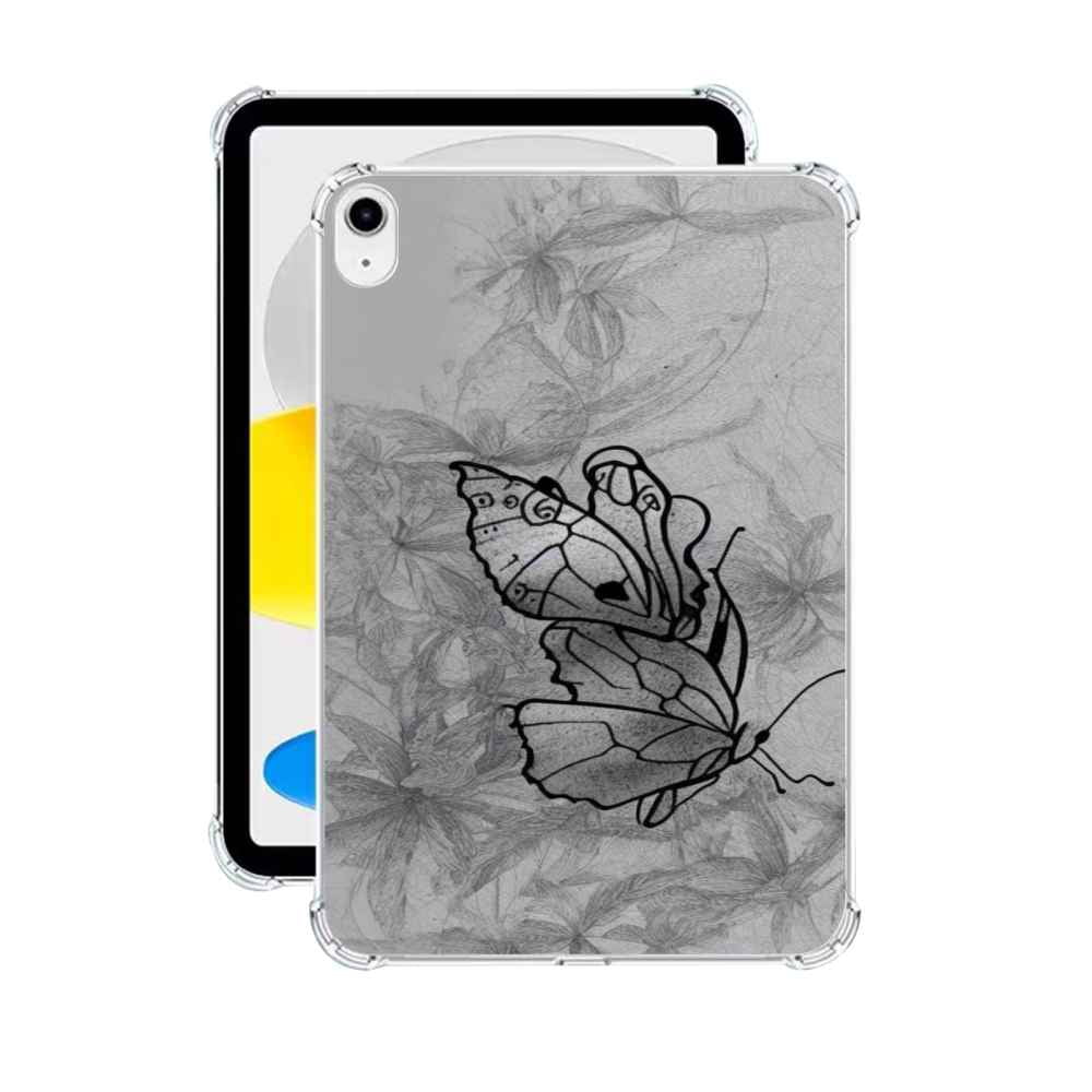 Compatible with iPad Pro 9.7 inch Phone Case, Butterfly-Line-Art-73 ...