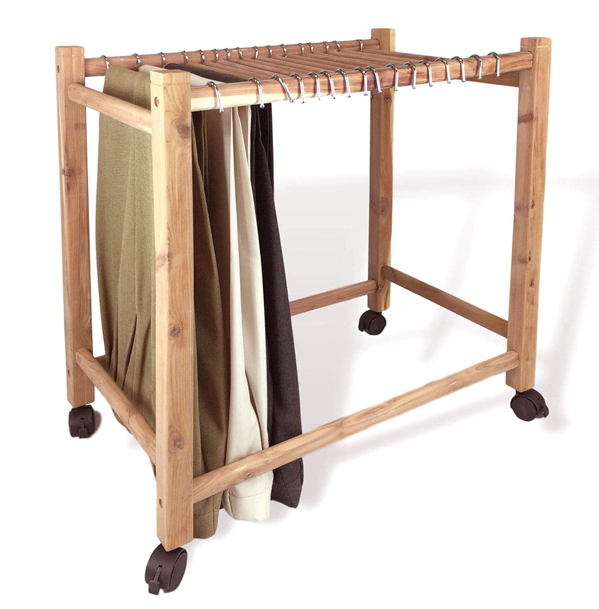 Aromatic Red Cedar Pant Trolley/Trouser Rack (16 H - Walmart.com