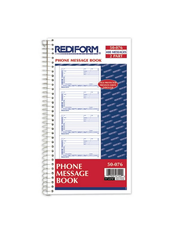 Telephone Message Books in Forms & Recordkeeping - Walmart.com