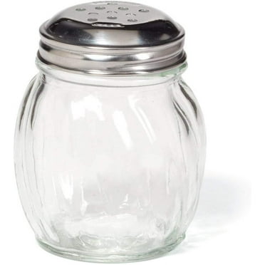 Gemco Clear/Silver Glass/Stainless Steel, 5 oz Cheese Shaker for ...