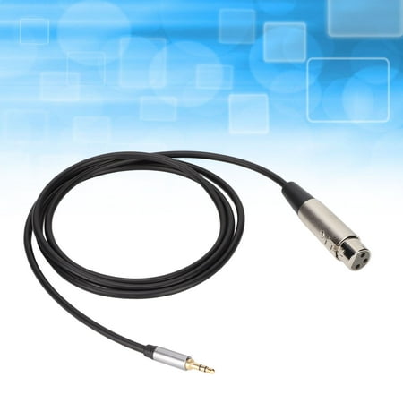 XLR Female To 3.5mm Male Adapter Cable, XLR To 3.5mm Stereo Microphone ...