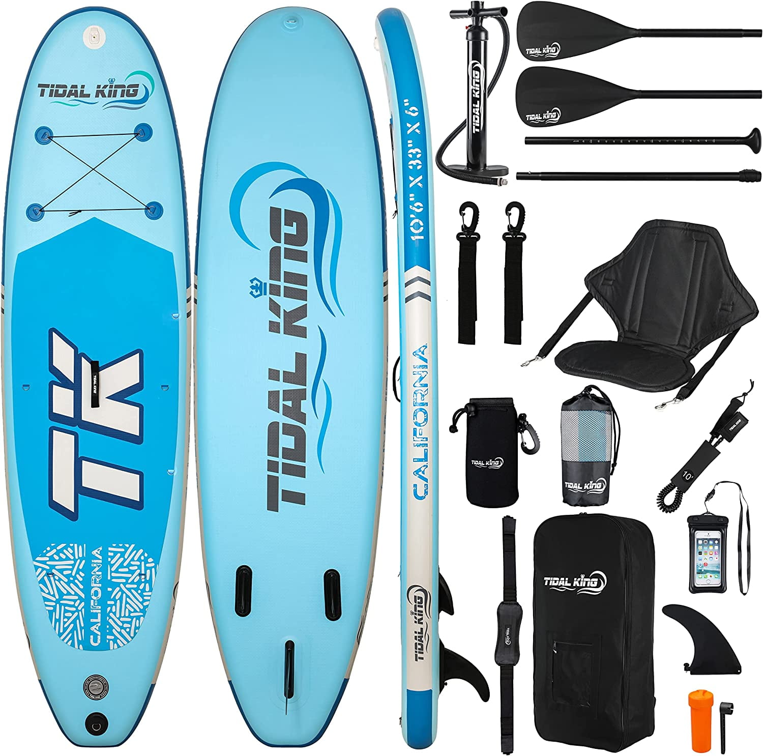 Tidal King Inflatable Stand Up Paddle Board with Premium SUP ...