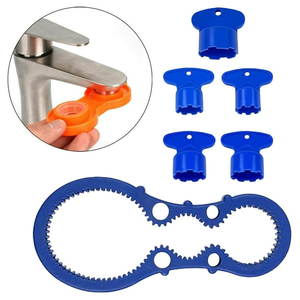 6 Pack Faucet Aerator Key Removal Wrench Tool with 4 Sizes M16.5, 18.5 ...