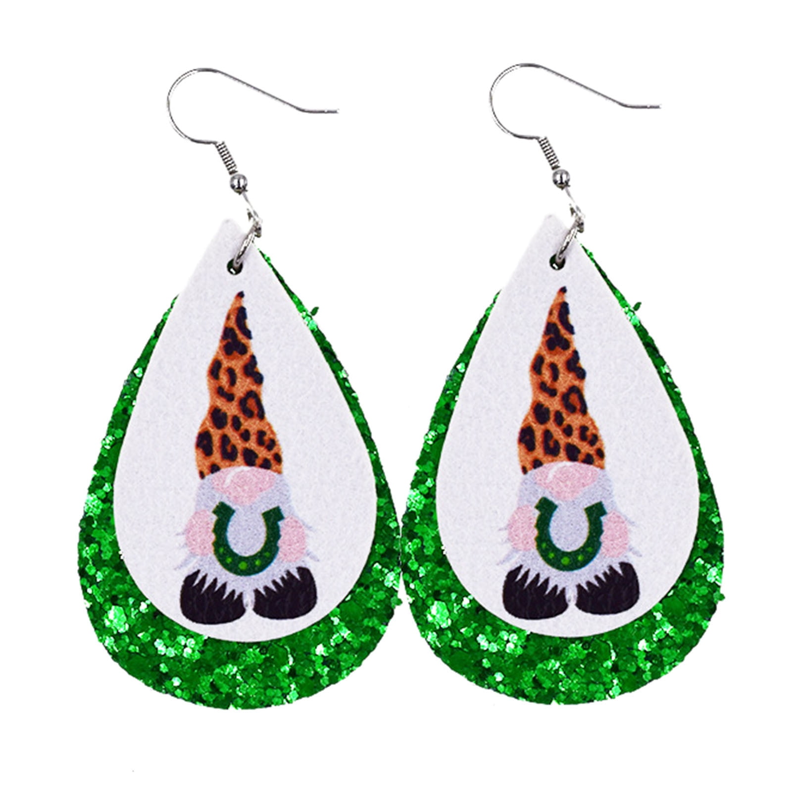 Click here for Egnmcr Earrings For Women Women Fashion St. Patric... prices
