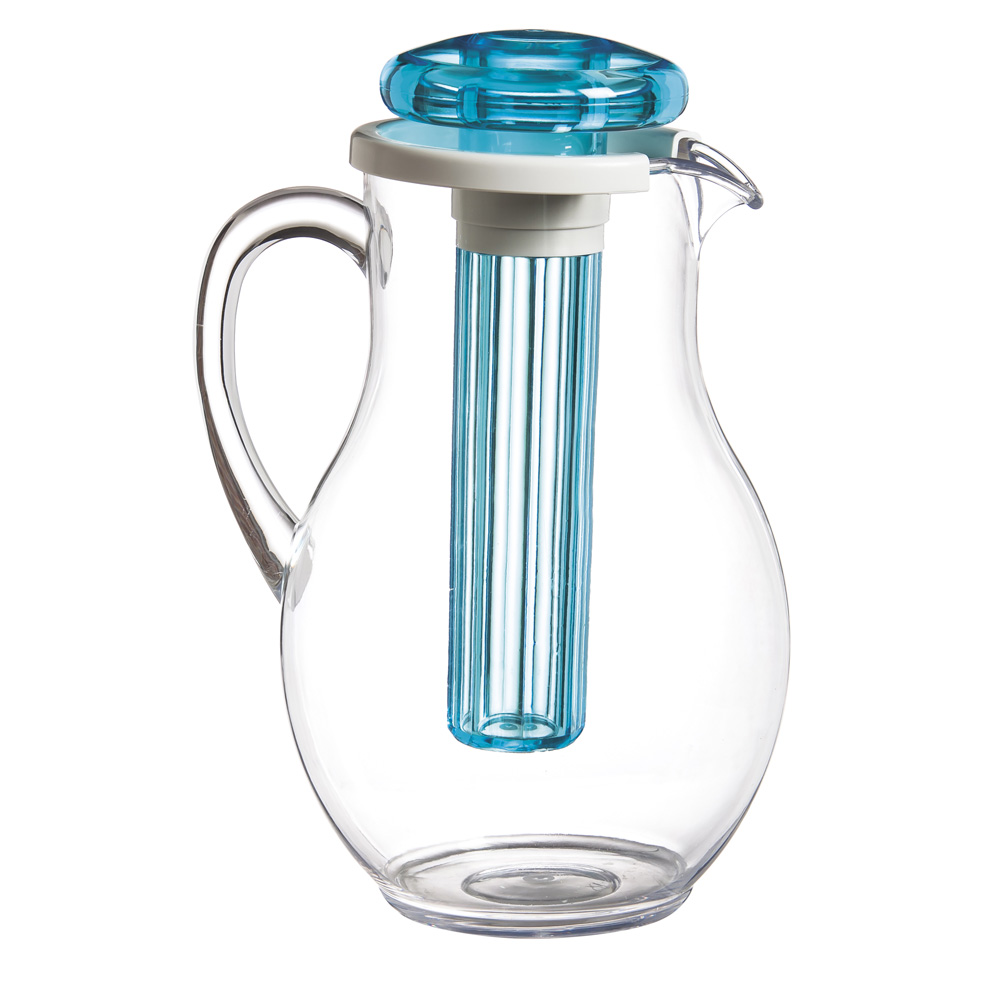 Cypress Home Clear Acrylic Pitcher with Blue Ice Tube - Walmart.com