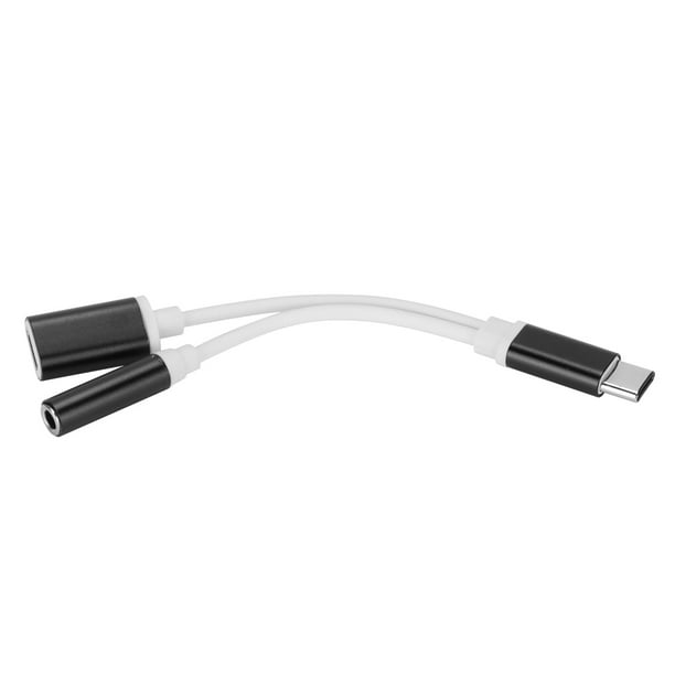 Type Cto Splitter Headphone Data Adapter,2 In1 TypeC to Type C Charge ...