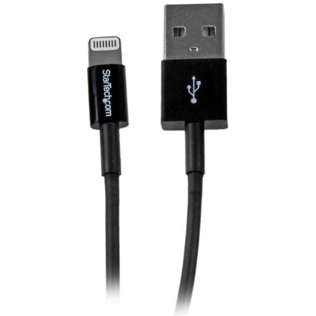 Startech USBLT1MBS USB to Lightning Cable Apple MFi Certified Slim 1 m ...