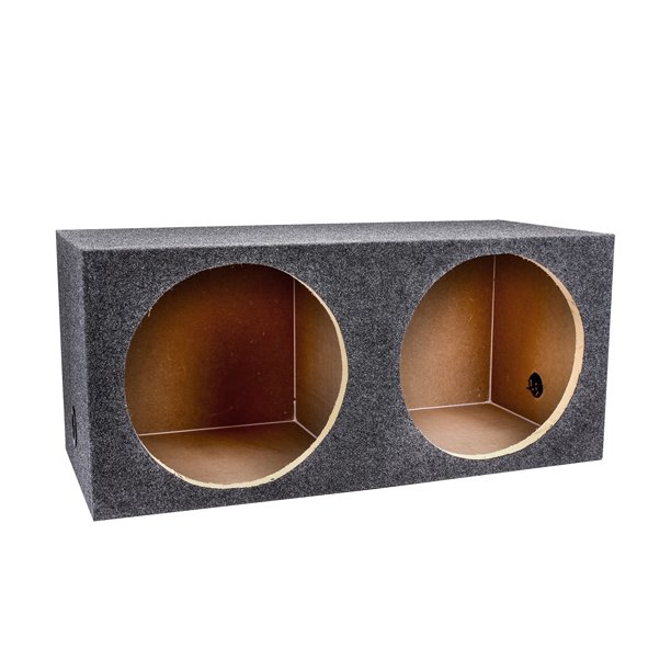 QPower 15 Inch Heavy-Duty Dual Sealed Vehicle Subwoofer Enclosure ...