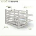 Zippity Outdoor Vinyl Pool Equipment Storage Shelf for Swimming ...