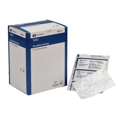 Covidien Telfa Non Adherent Dressing Pads 3" x 4" - 100 Each - Walmart.com