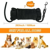 Vivifying Dog Check Cord, 32FT/10M Floatable Long Dog Training Rope for ...