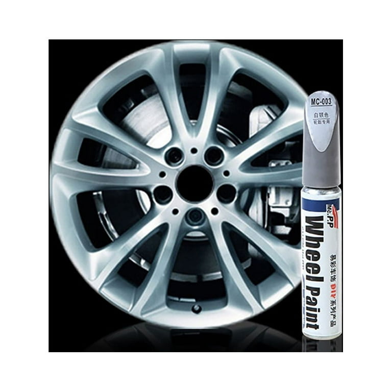 Rim Scratch Repair Kit Silver Wheel Scratch Repair Kit - Fix Curb Rash ...