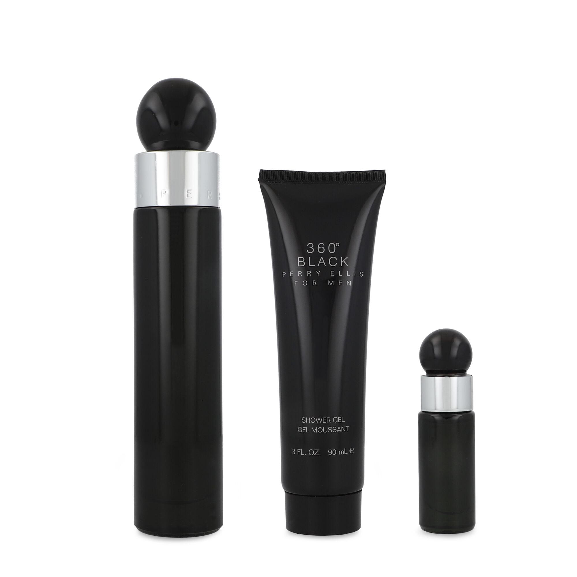 Set 360° Black 3Pzs Perry Ellis Model | Walmart en línea