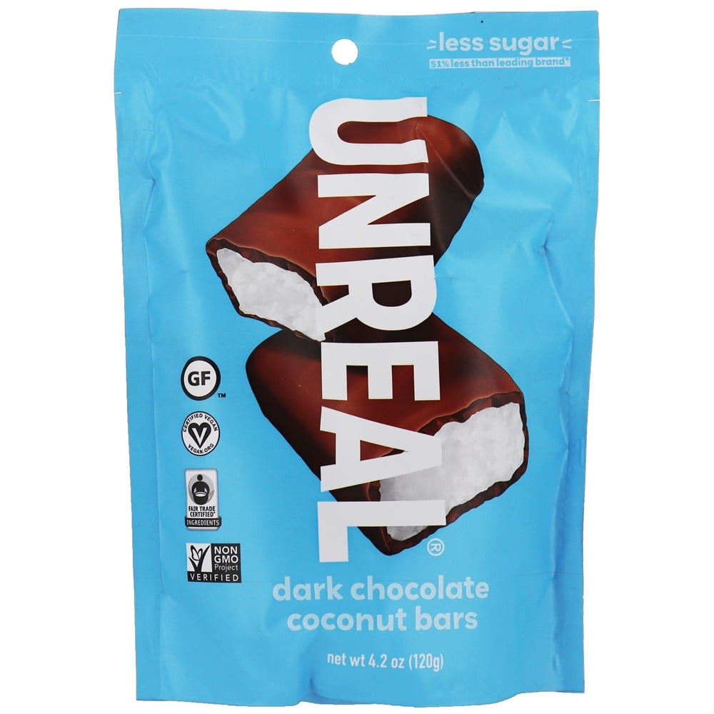 Click here for Unreal - Dark Chocolate Bars Coconut - 4.2 Oz. 4.2... prices