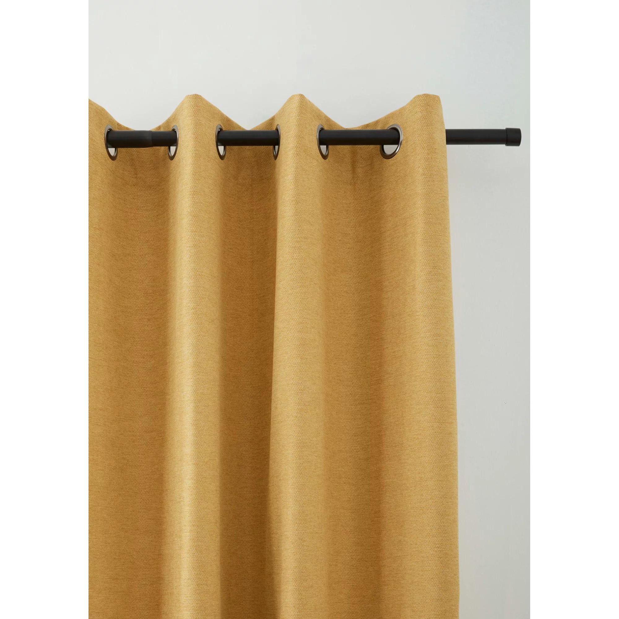 Click here for Bouclair Ochre Dion Blackout Curtain 52x96 In (132... prices