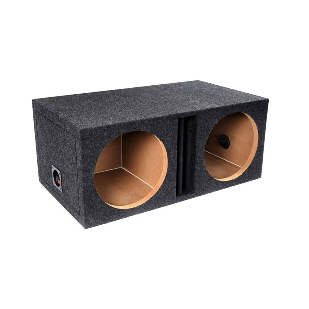 Atrend E15DV - 15" Dual Vented Divided Subwoofer Enclosure - Walmart ...