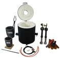 LSMIITTH Propane Forge Casting Tool, 16 KG Double Burner Gas Metal ...